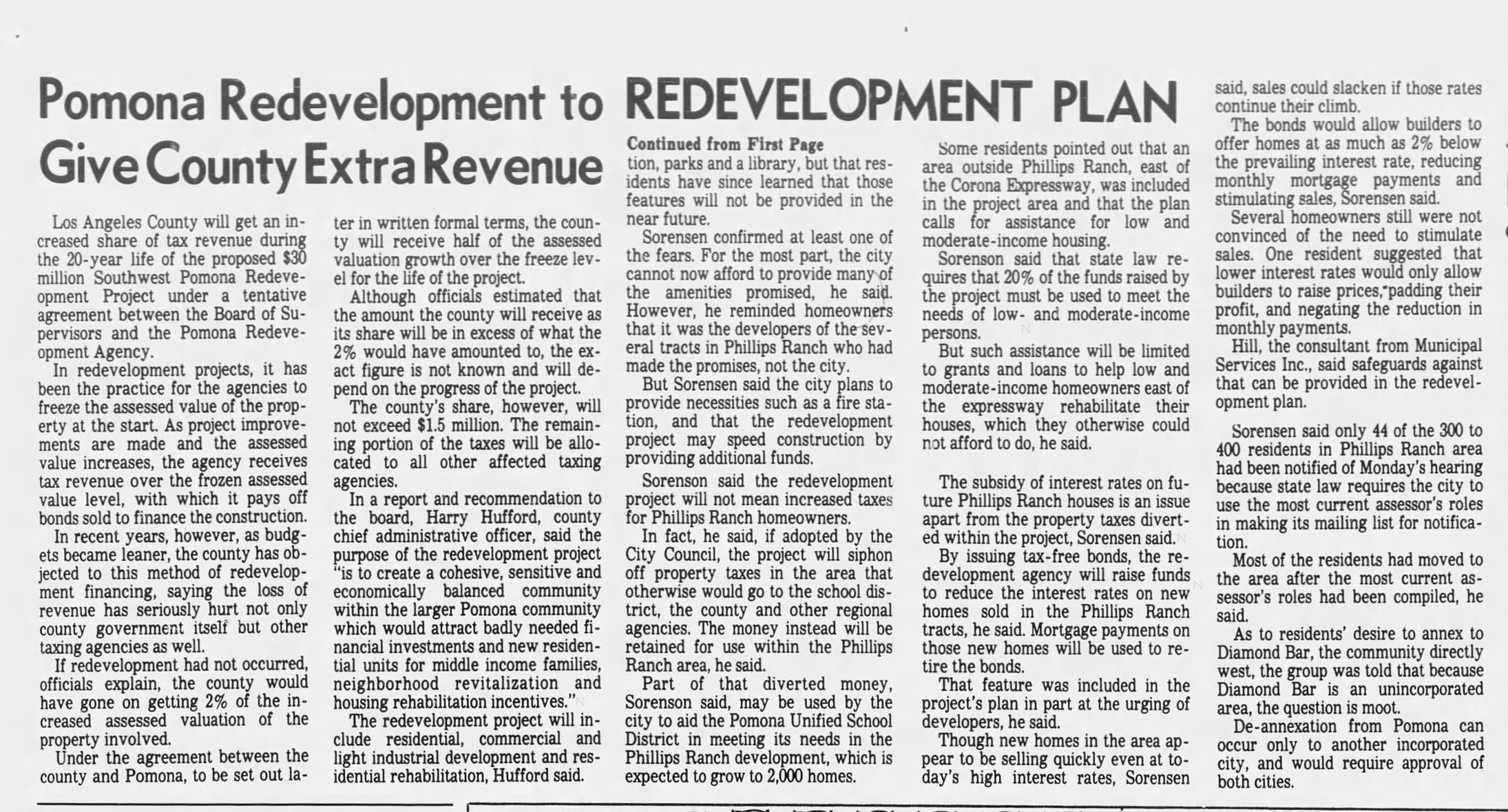 Phillips Ranch Ca. 91766 – Phillips Ranch a master planned Community